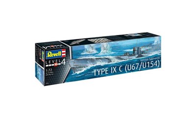 Revell Plastikmodell Boot/Schiff German Submarine Type IX C (early ...
