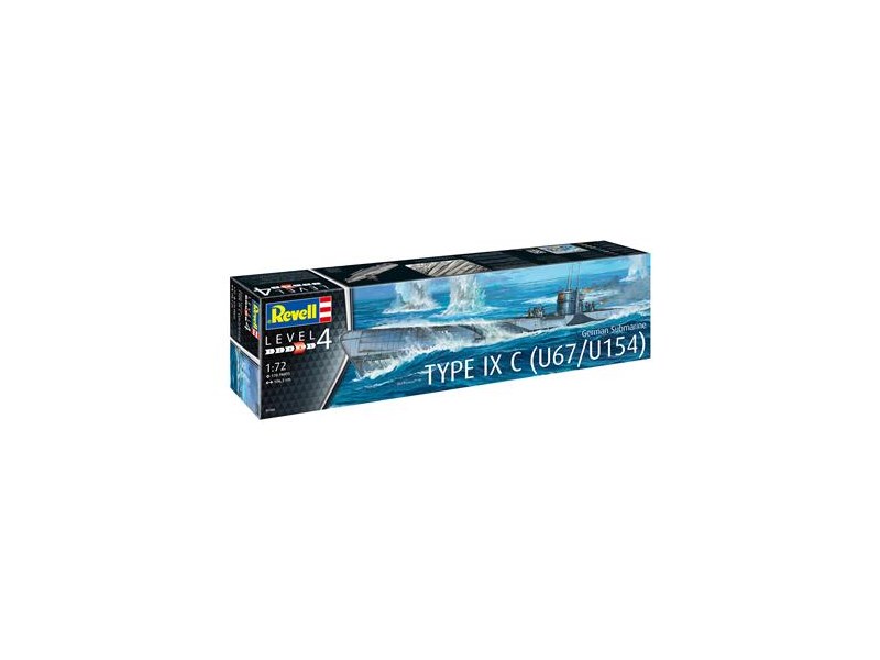Revell Plastikmodell Boot/Schiff German Submarine Type IX C (early ...